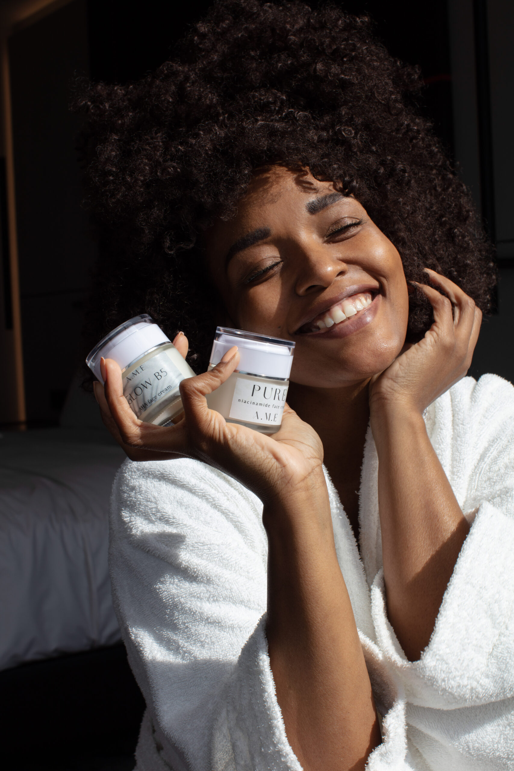 AMÉ WELLNESS", a brand that offers skincare and natural well-being ...